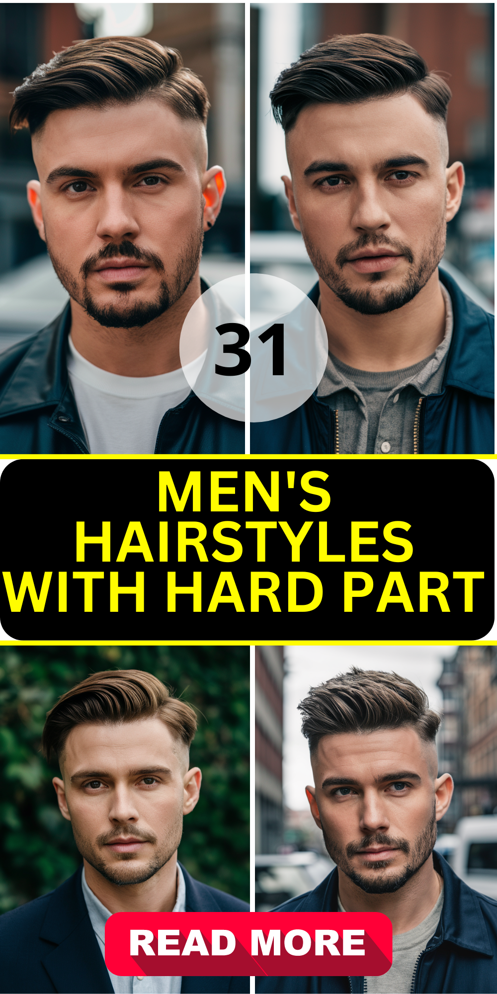 Explore 31 Diverse Men's Hairstyles with Hard Part: From Classic to ...