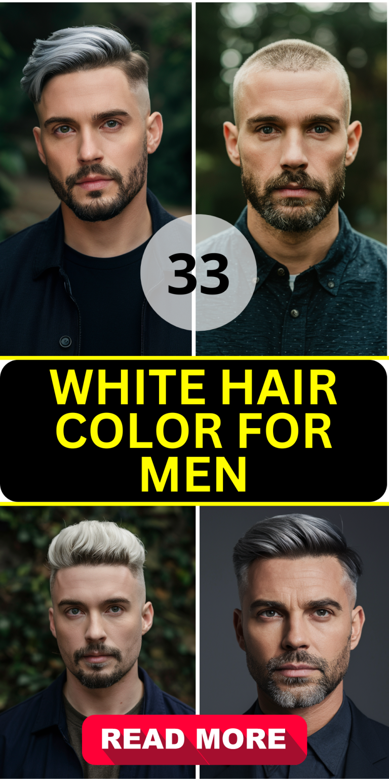Exploring 33 Diverse White Hair Color for Men Ideas Across Silver and ...