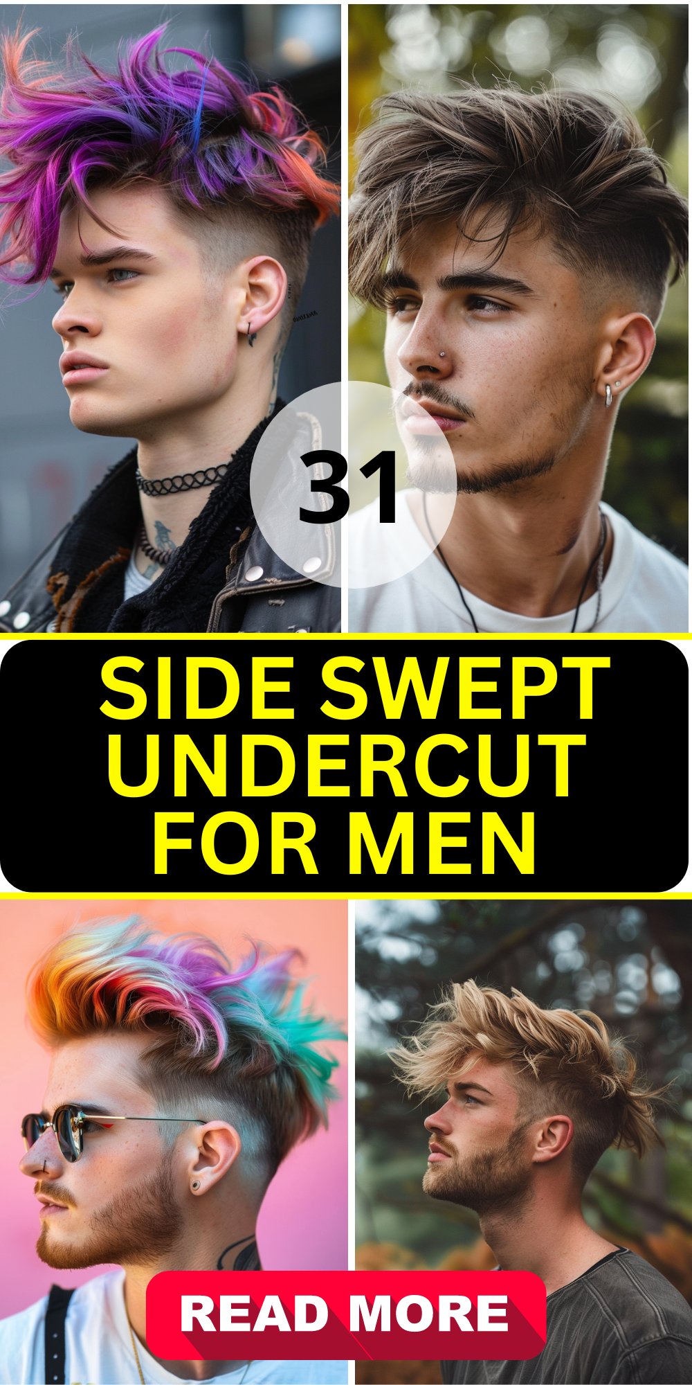 Discover 31 Diverse Side Swept Undercut for Men Styles: From Classic to ...