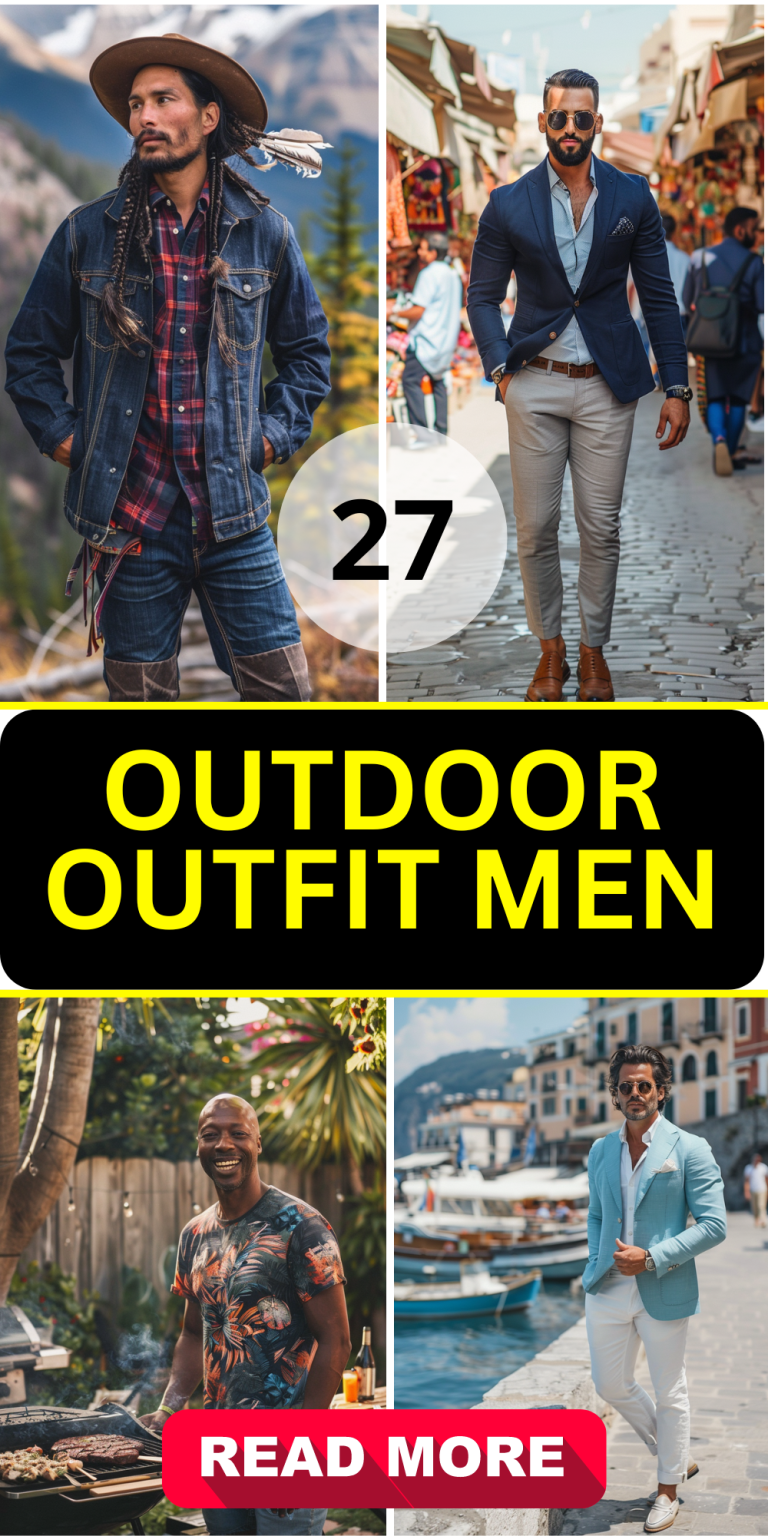 27 stylish ideas for outdoor outfit men: from casual to formal for ...