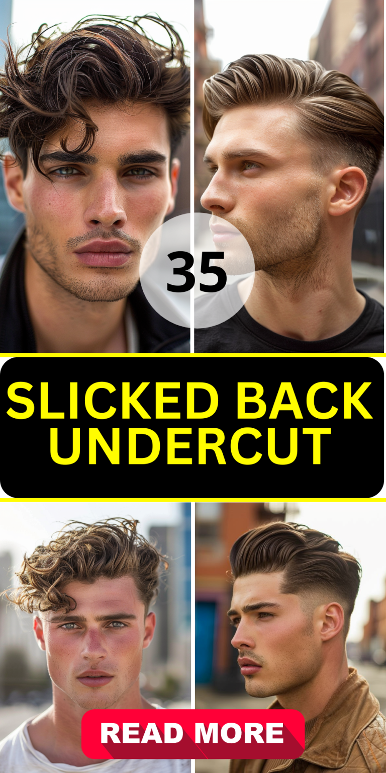 35 Slicked Back Undercut Styles for Men Exploring Bold and Modern Hair ...