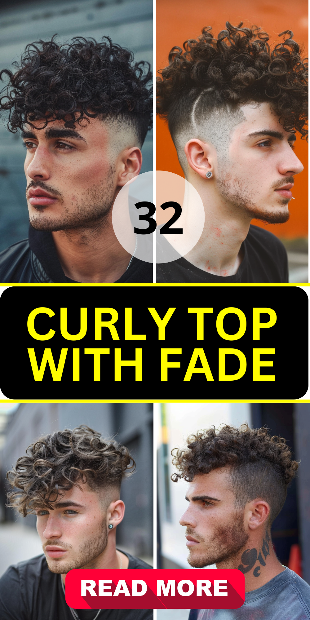 Discover 32 Unique Curly Top with Fade Hairstyles for Men: A Guide to ...