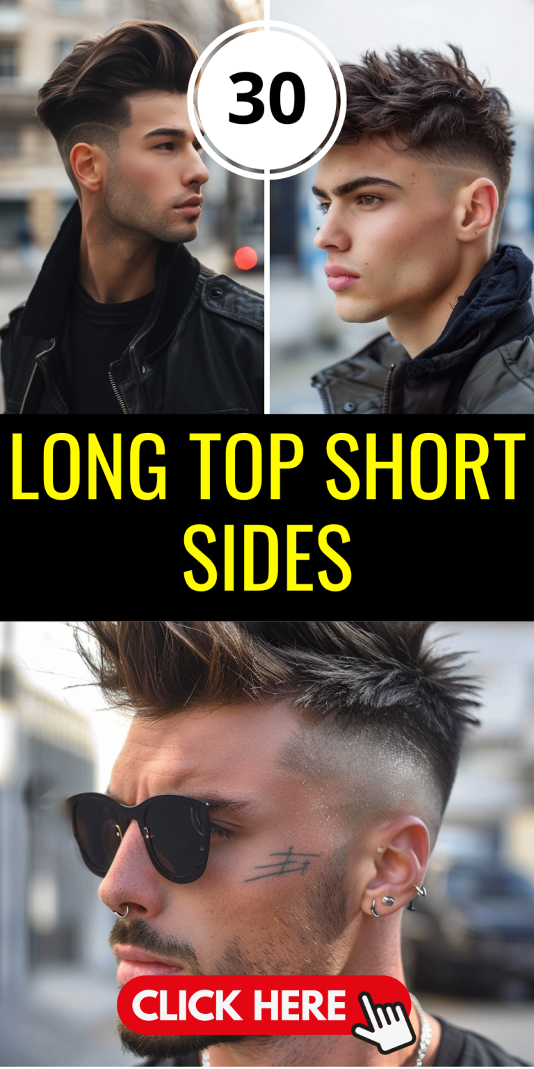 Exploring 30 Dynamic Long Top Short Sides Hairstyles for Diverse ...
