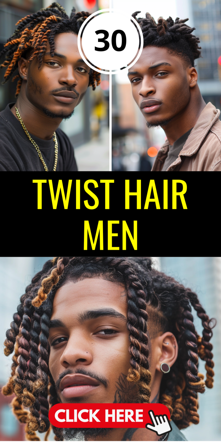 Discover 30 Diverse Twist Hair Men Styles for All Events: Curly, Fade ...