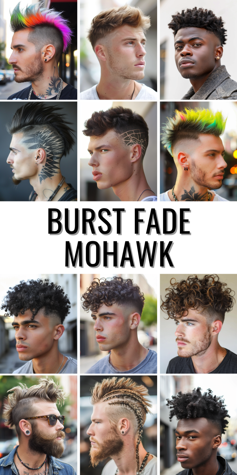 Discover 30 Unique Burst Fade Mohawk Styles for Every Hair Type and ...