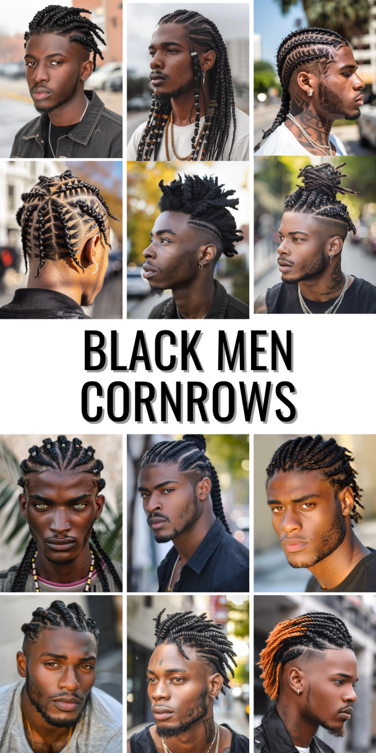 Explore 29 Diverse and Creative Black Men Cornrows Styles for All ...