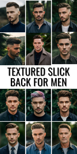 Explore 33 Unique Textured Slick Back for Men Hairstyles That Merge ...