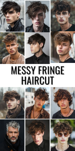 Explore 35 Unique Messy Fringe Haircut Styles for Men with Straight ...