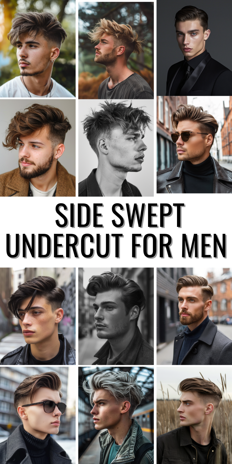 Discover 31 Diverse Side Swept Undercut for Men Styles: From Classic to ...