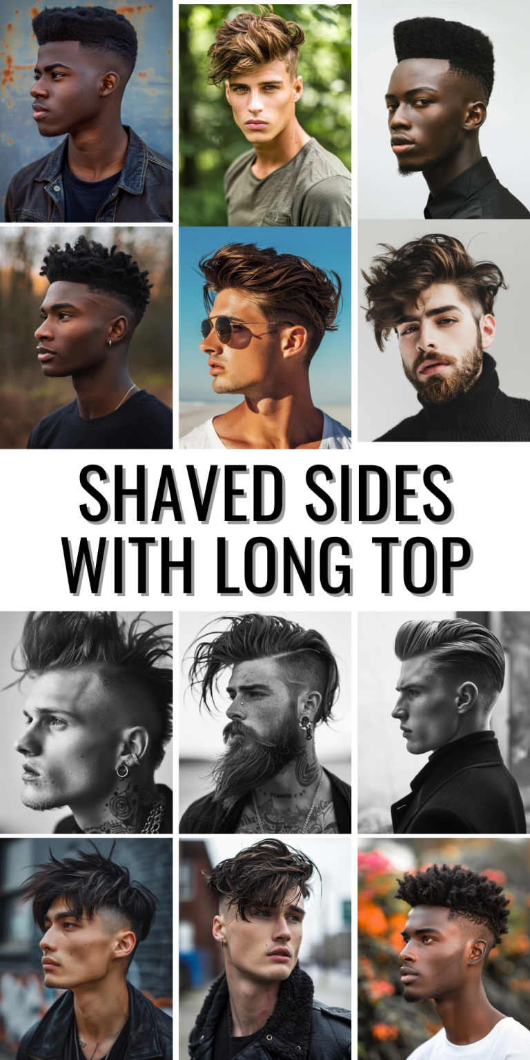 Unveiling 32 Trendsetting Shaved Sides with Long Top Haircut Styles for ...