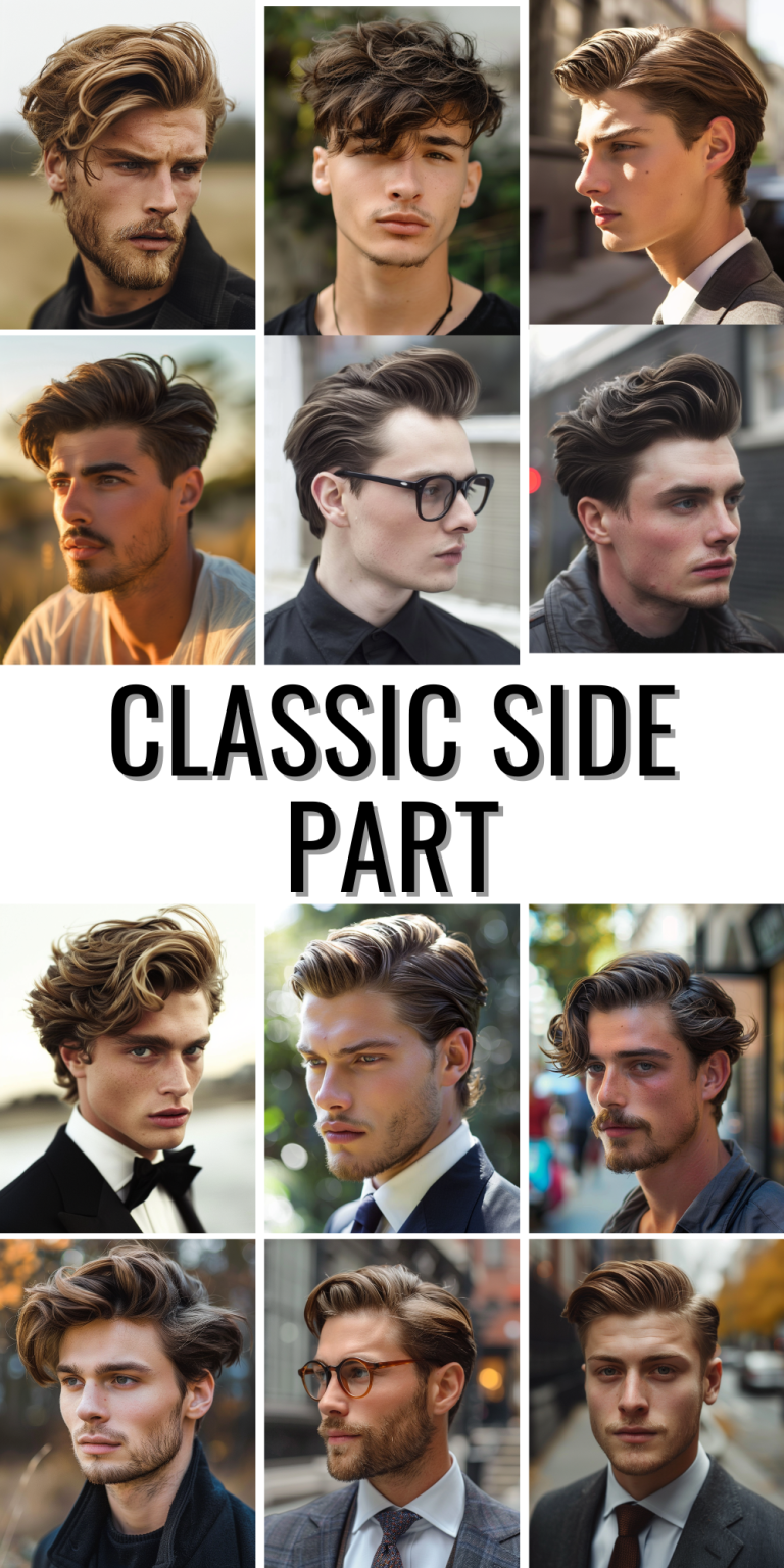 Unveiling 32 Classic Side Part Styles: The Comprehensive Guide to Men's ...