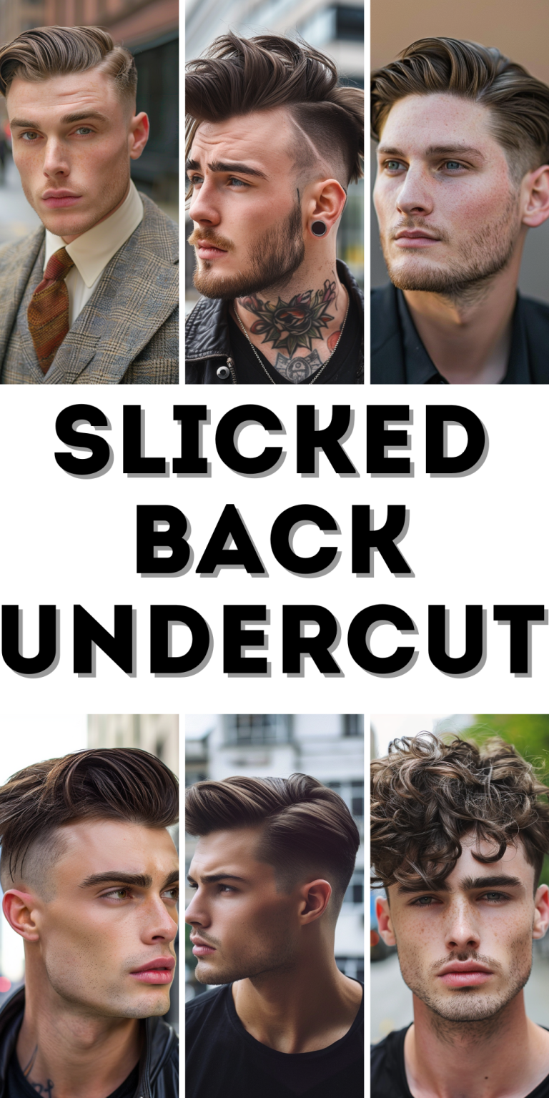 35 Slicked Back Undercut Styles for Men Exploring Bold and Modern Hair ...