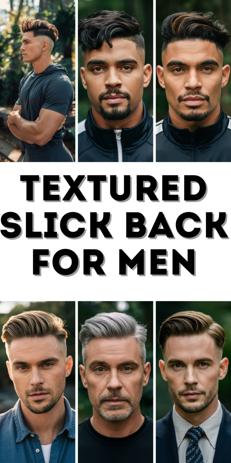 Explore 33 Unique Textured Slick Back for Men Hairstyles That Merge ...