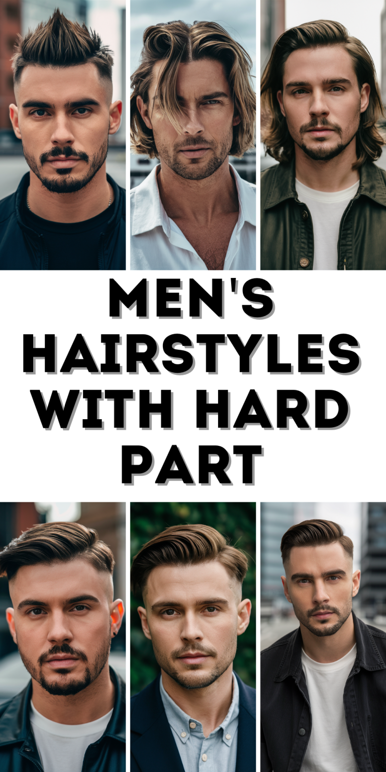 Explore 31 Diverse Men's Hairstyles with Hard Part: From Classic to ...