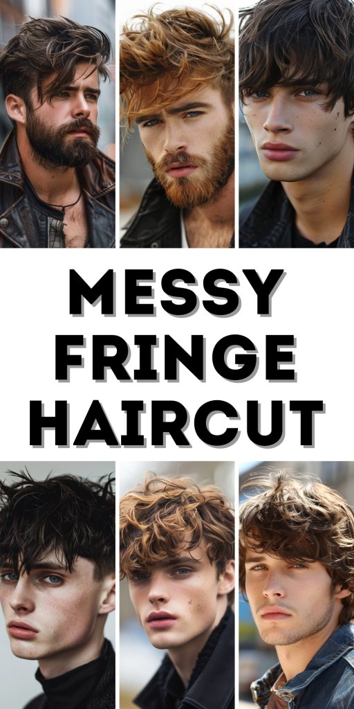 Explore 35 Unique Messy Fringe Haircut Styles for Men with Straight ...