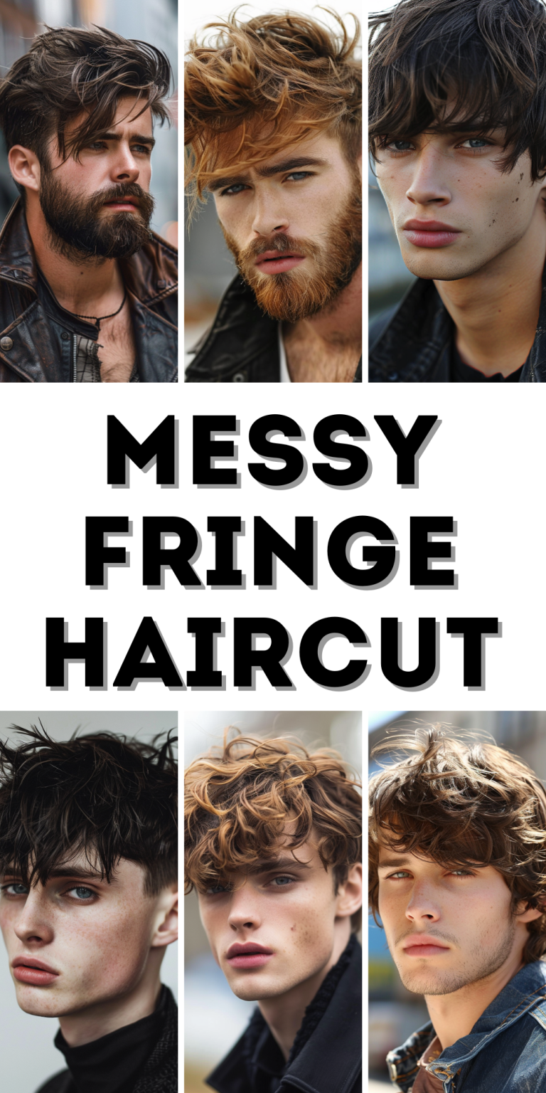 Explore 35 Unique Messy Fringe Haircut Styles for Men with Straight ...
