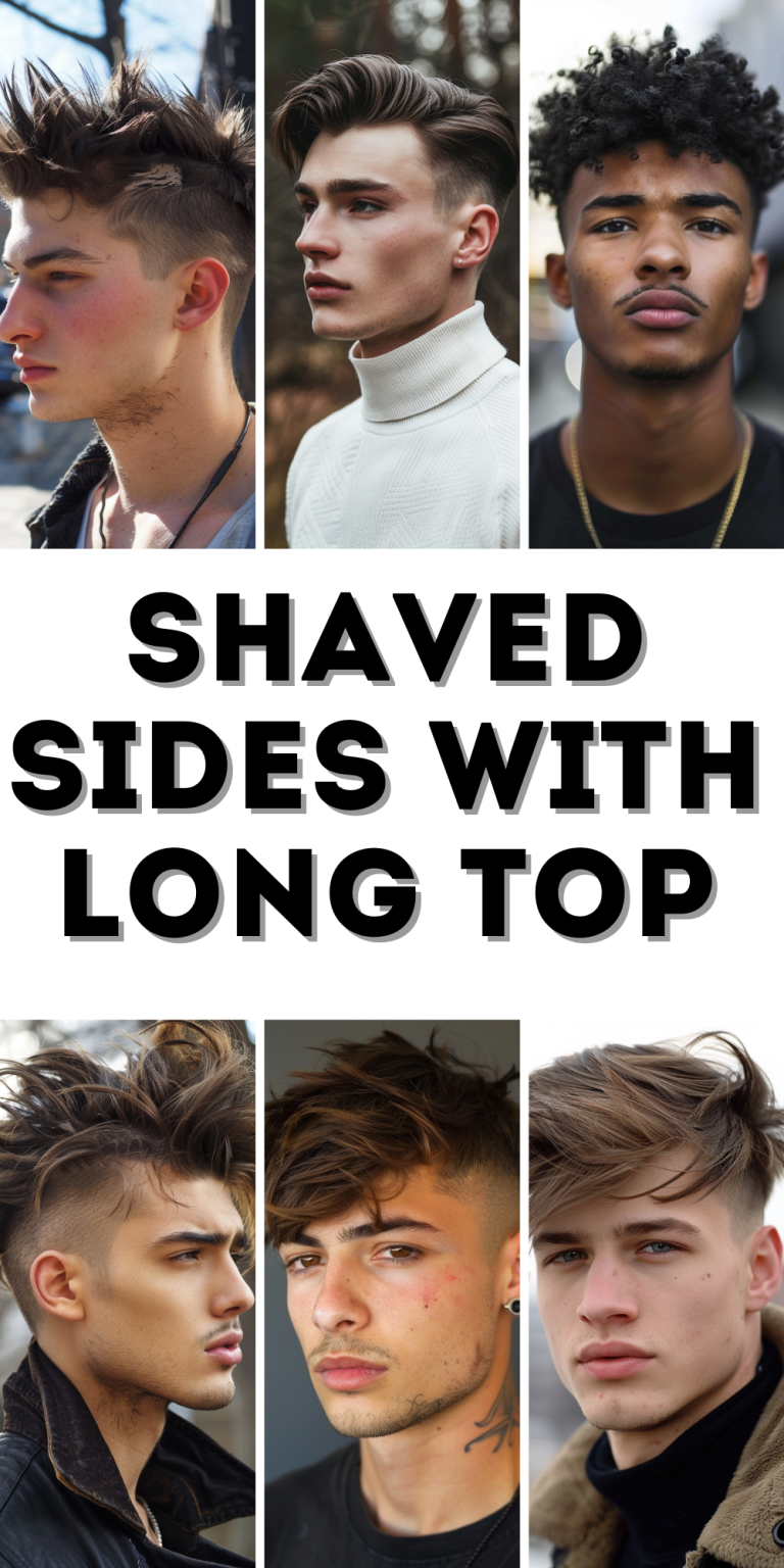Unveiling 32 Trendsetting Shaved Sides with Long Top Haircut Styles for ...