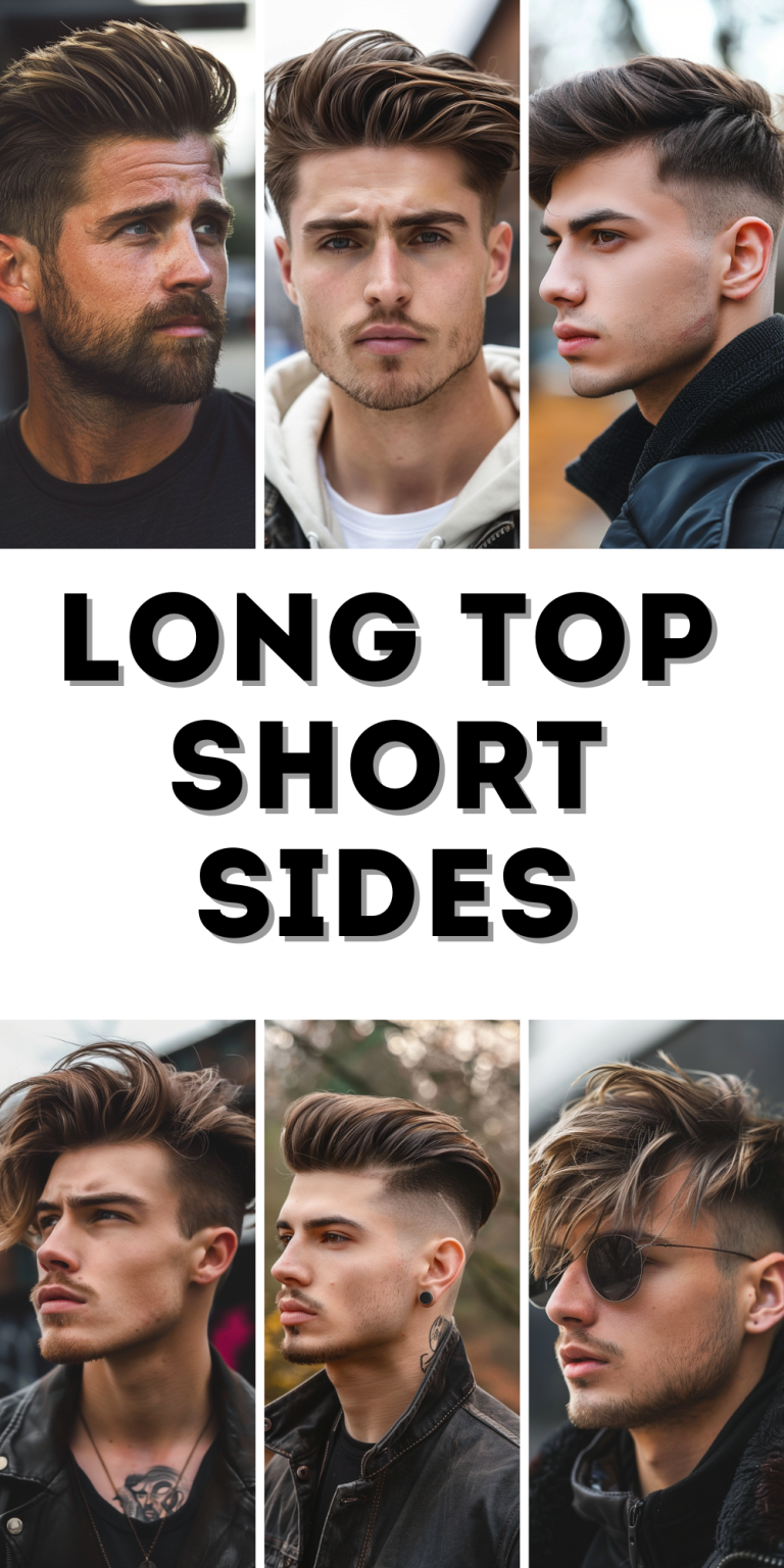 Exploring 30 Dynamic Long Top Short Sides Hairstyles for Diverse ...