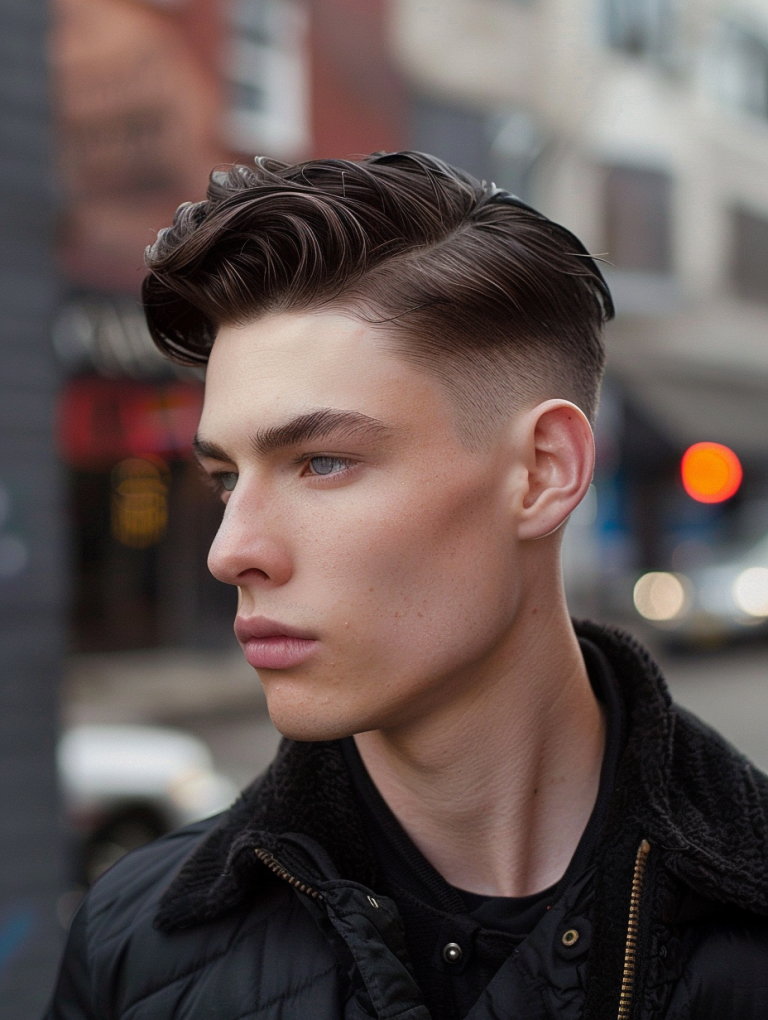 Unveiling 32 Trendsetting Shaved Sides with Long Top Haircut Styles for ...