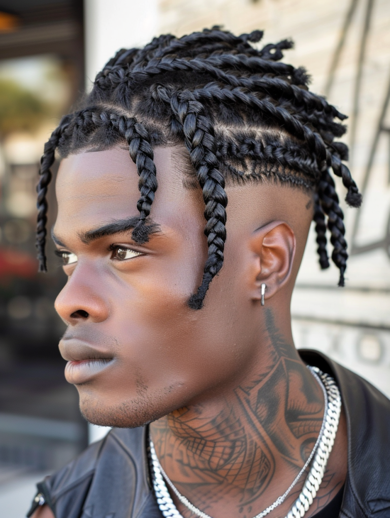 Explore 29 Diverse and Creative Black Men Cornrows Styles for All ...