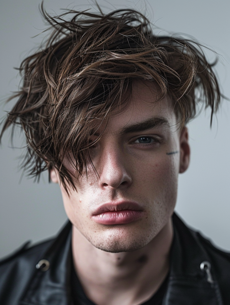 Explore 35 Unique Messy Fringe Haircut Styles for Men with Straight ...