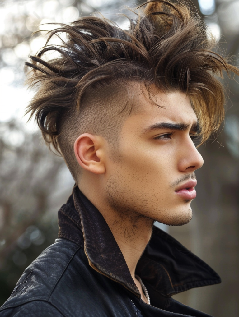 Unveiling 32 Trendsetting Shaved Sides with Long Top Haircut Styles for ...