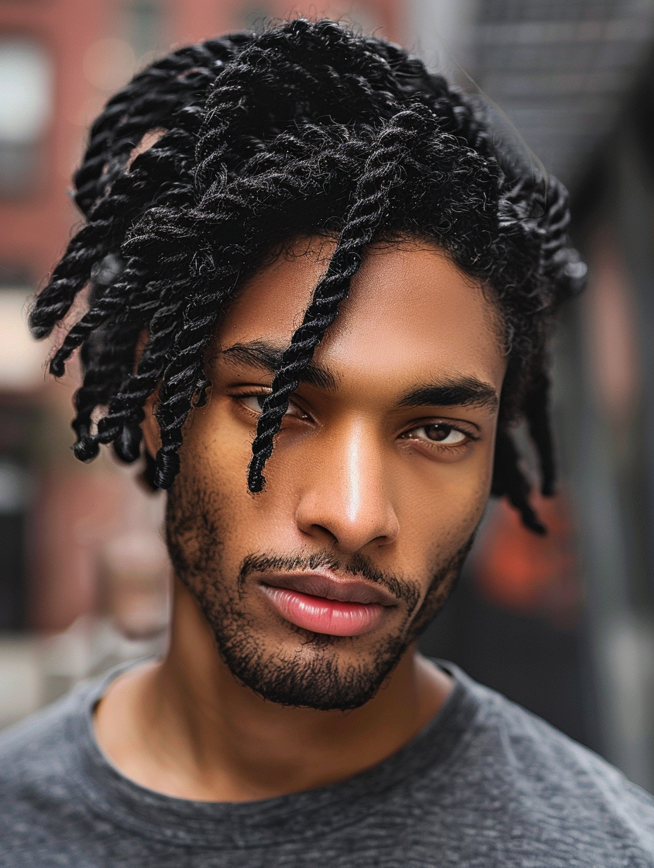 Discover 30 Diverse Twist Hair Men Styles for All Events: Curly, Fade ...