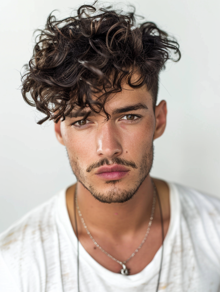 Exploring 27 Disconnected Undercut with Curls Styles for Men with High ...