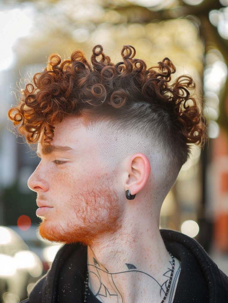 Discover 32 Unique Curly Top with Fade Hairstyles for Men: A Guide to ...