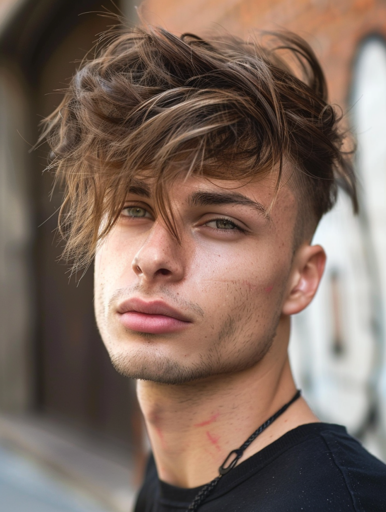 Explore 35 Unique Messy Fringe Haircut Styles for Men with Straight ...