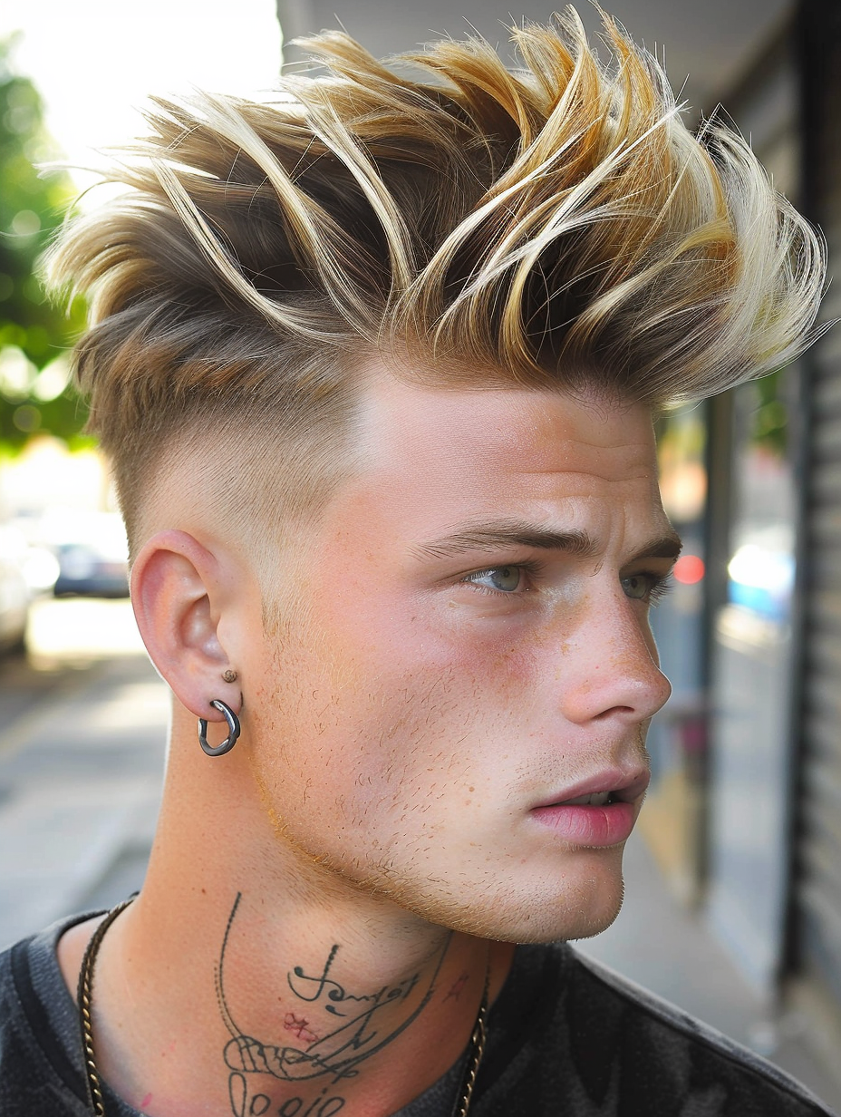 Discover 30 Unique Burst Fade Mohawk Styles for Every Hair Type and ...