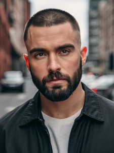 Buzz Cut with Line Up 26 Creative Cut Ideas for Men with Fade Taper ...