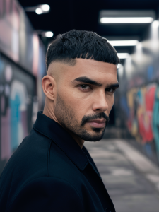 Buzz Cut with Line Up 26 Creative Cut Ideas for Men with Fade Taper ...