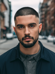 Buzz Cut with Line Up 26 Creative Cut Ideas for Men with Fade Taper ...