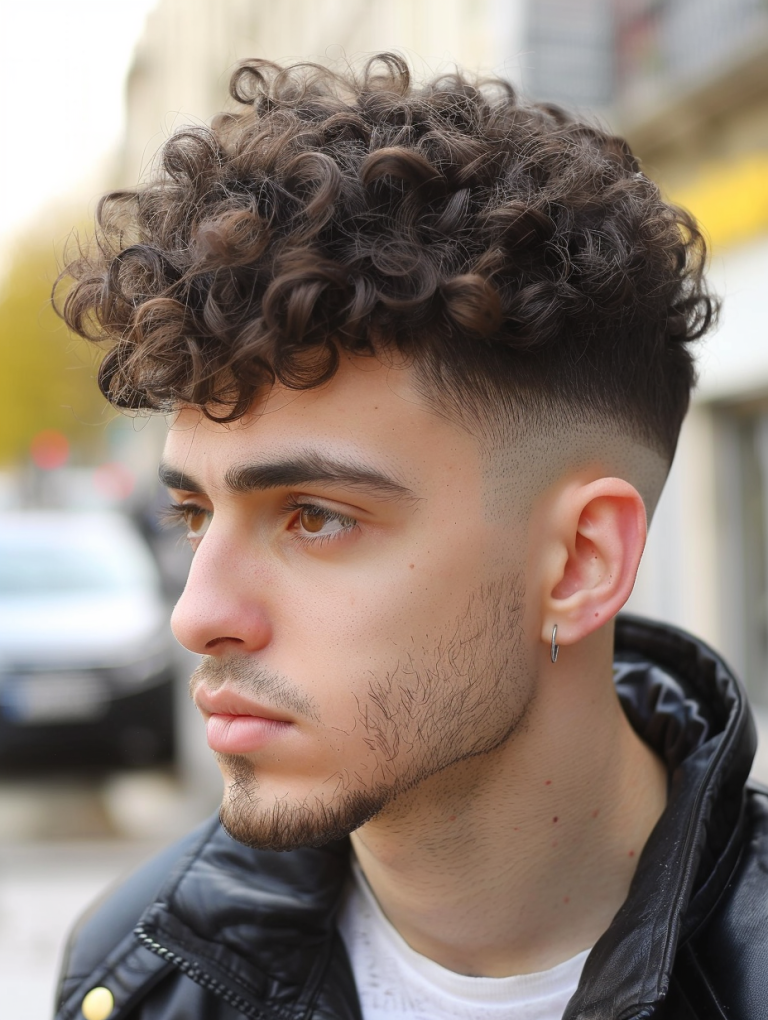 Discover 32 Unique Curly Top with Fade Hairstyles for Men: A Guide to ...