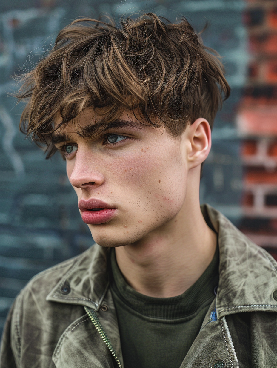 32 Creative Mid Length Messy Hairstyles for Men Including Drop Fade ...