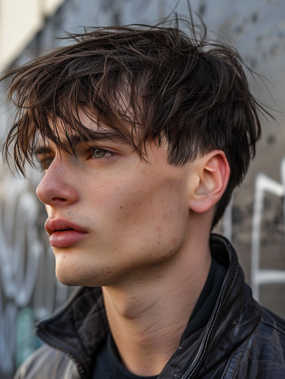 32 Creative Mid Length Messy Hairstyles for Men Including Drop Fade ...