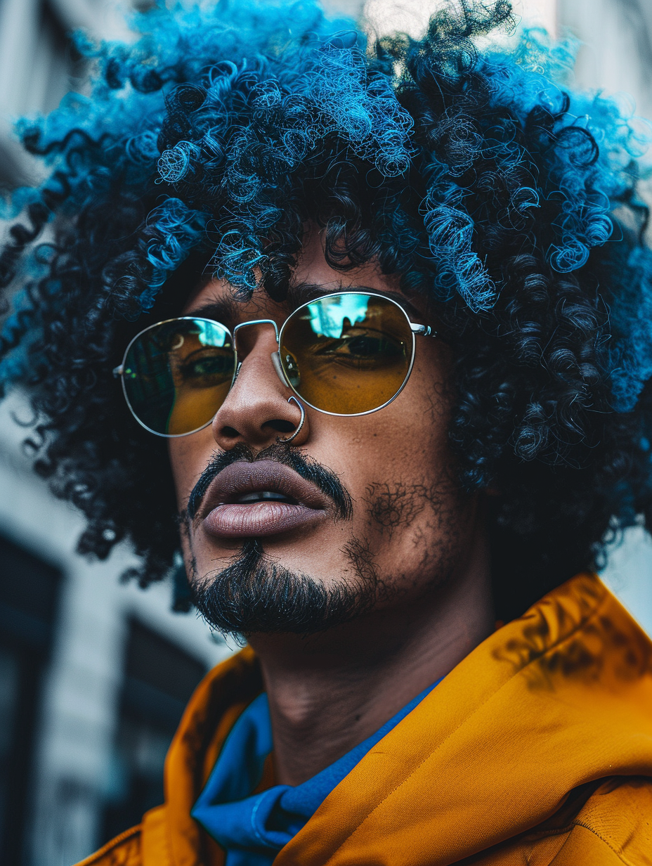 Discover 28 Bold Mens hair color blue Ideas from Sky Highlights to ...