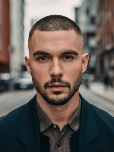 Buzz Cut with Line Up 26 Creative Cut Ideas for Men with Fade Taper ...