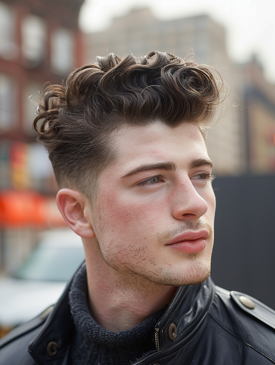 Discover 32 Unique Curly Top with Fade Hairstyles for Men: A Guide to ...