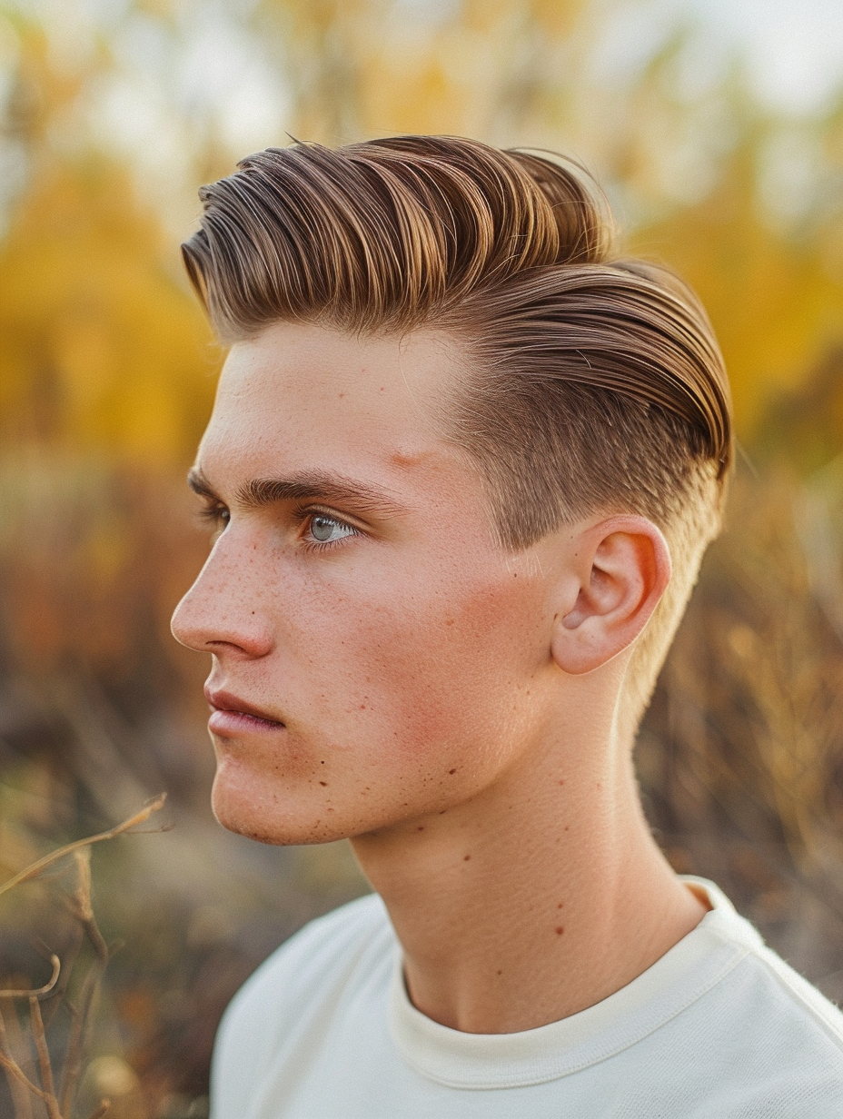 Unveiling 32 Trendsetting Shaved Sides with Long Top Haircut Styles for ...