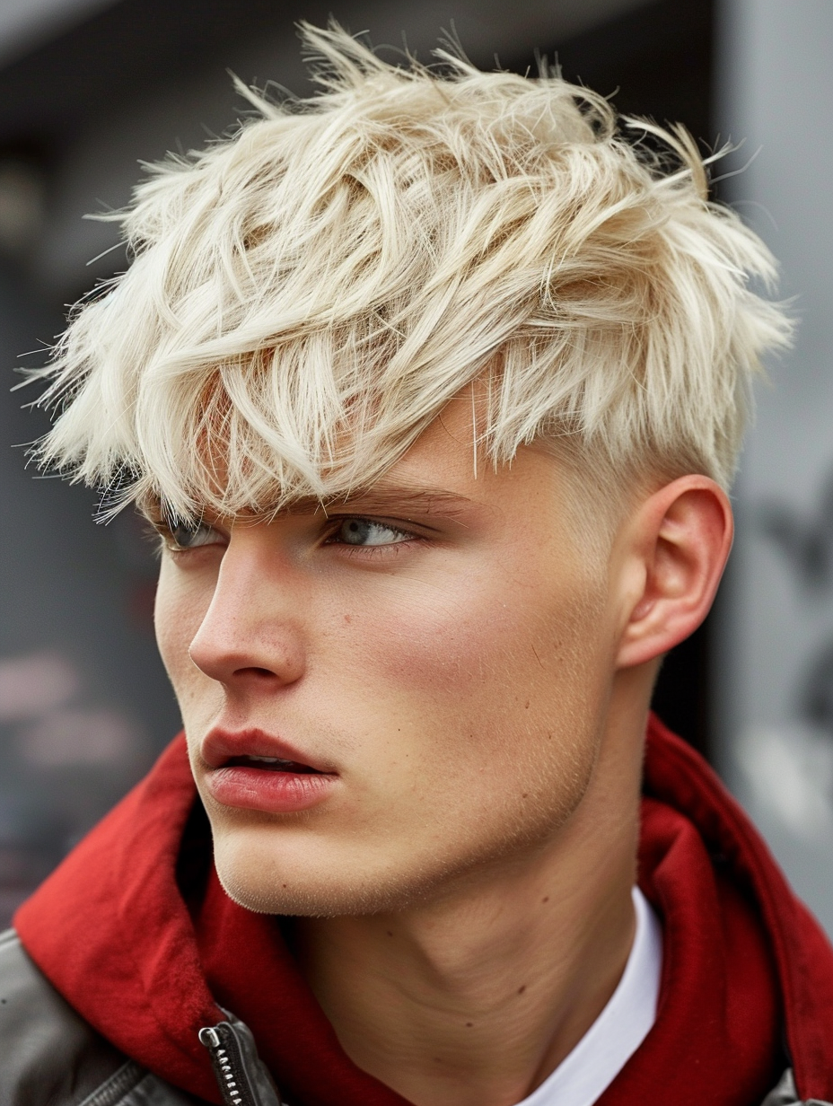 28 Textured Fringe Haircut Ideas for Men Straight Hair Men Curly Men ...