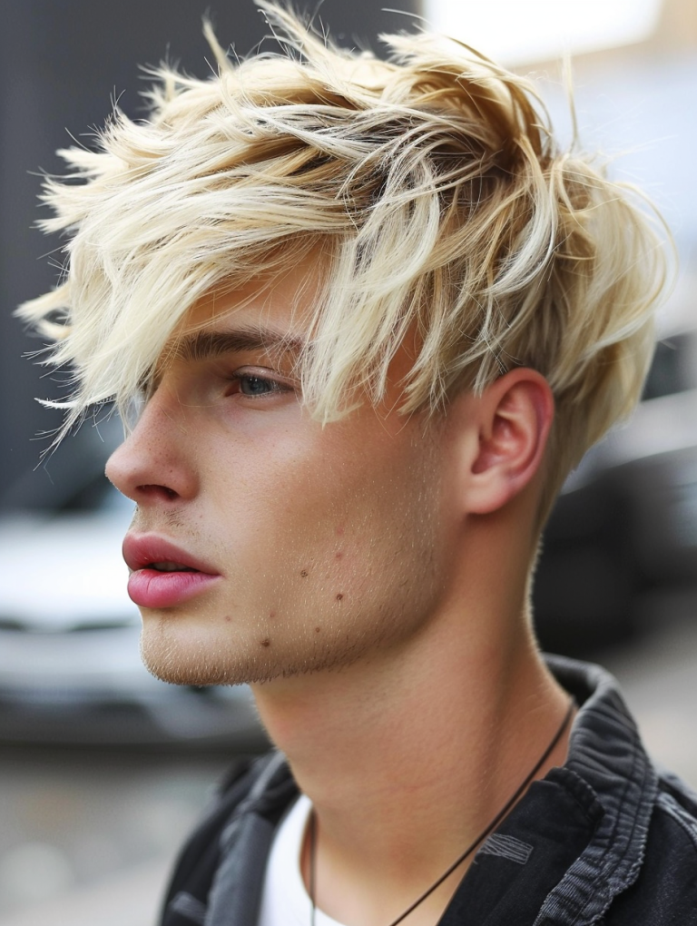 28 Textured Fringe Haircut Ideas for Men Straight Hair Men Curly Men ...