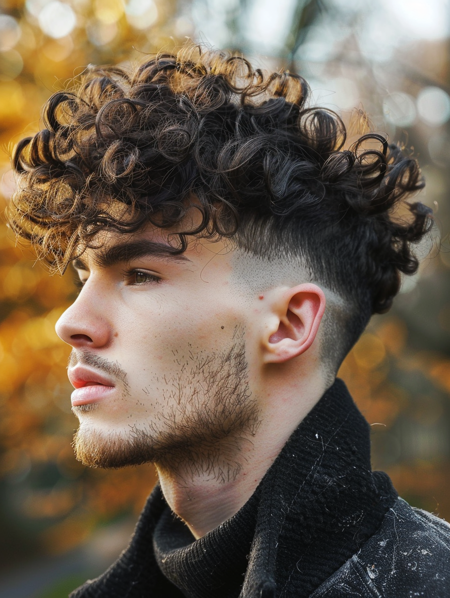 Exploring 27 Disconnected Undercut with Curls Styles for Men with High ...
