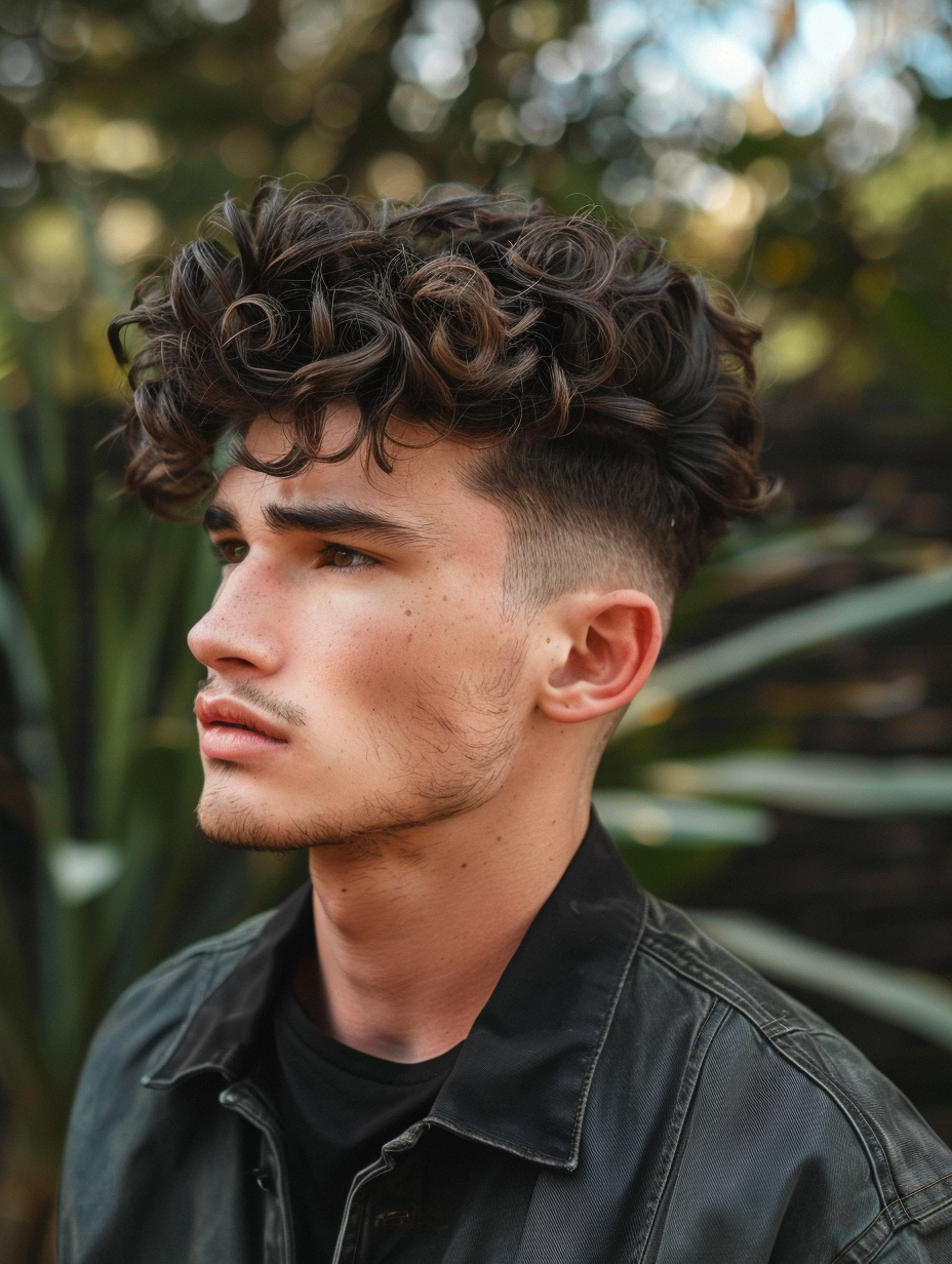 Exploring 27 Disconnected Undercut with Curls Styles for Men with High ...