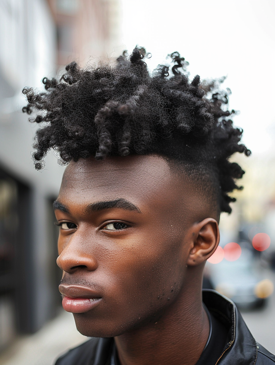 Discover 30 Unique Burst Fade Mohawk Styles for Every Hair Type and ...