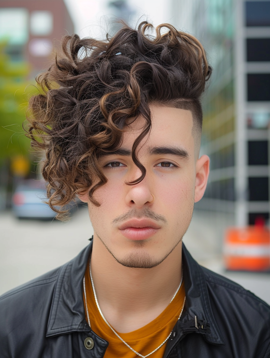 Discover 32 Unique Curly Top with Fade Hairstyles for Men: A Guide to ...