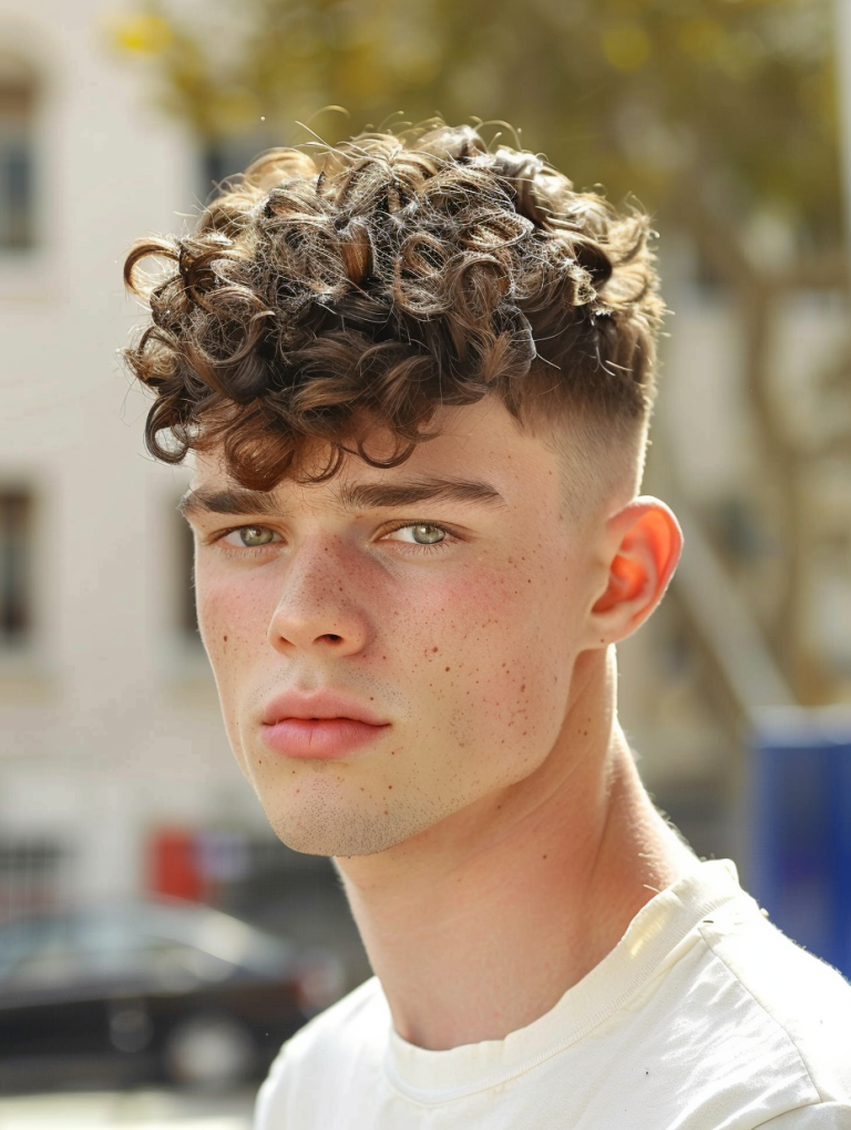 Discover 32 Unique Curly Top with Fade Hairstyles for Men: A Guide to ...
