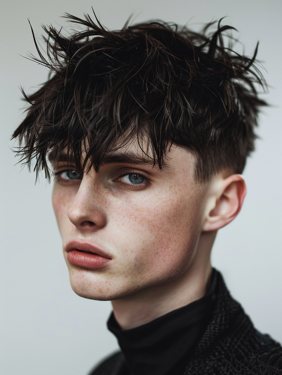 Explore 35 Unique Messy Fringe Haircut Styles for Men with Straight ...