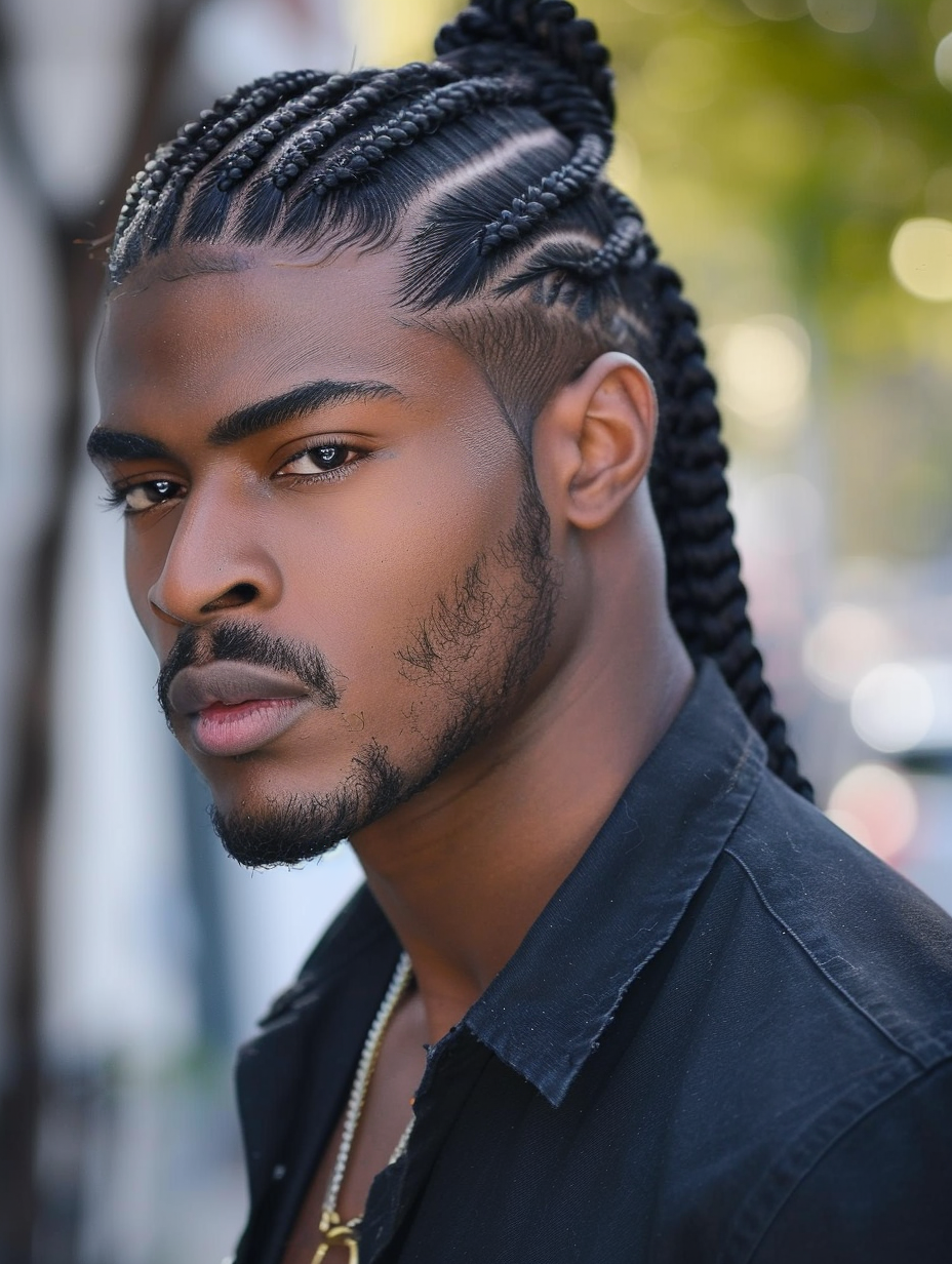 Explore 29 Diverse and Creative Black Men Cornrows Styles for All ...